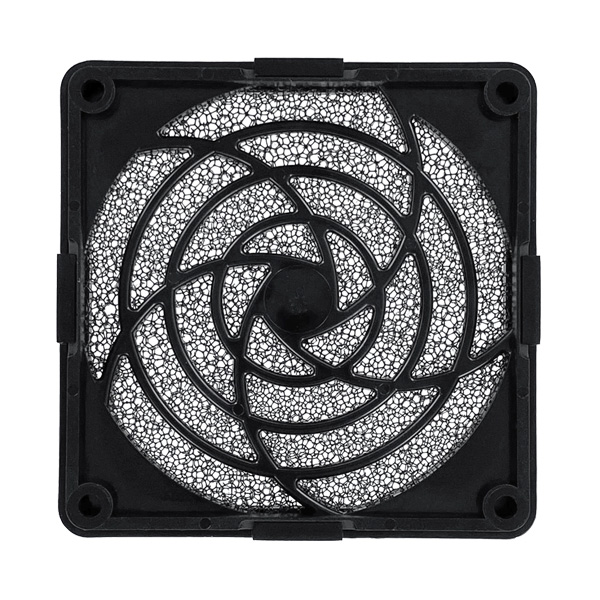 09325-F/30 - 80mm Plastic Fan Filter Assembly with 30PPI Media