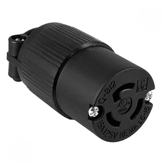 Q-812 - NEMA L5-15R Locking Wiring Device - Qualtek Electronics