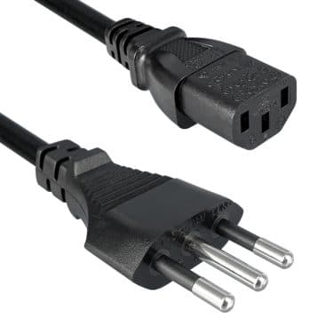 381002-D01 - Italy Power Cord - CEI 23-50 to IEC 60320 C13