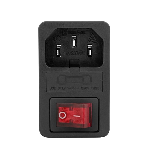 723W-BEL - IEC 60320 C14 AC Power Inlet with Fuse holder